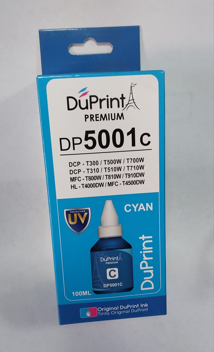 TINTA COMPATIBLE DUPRINT PARA BROTHER 5001C CYAN 100ML – DComputer