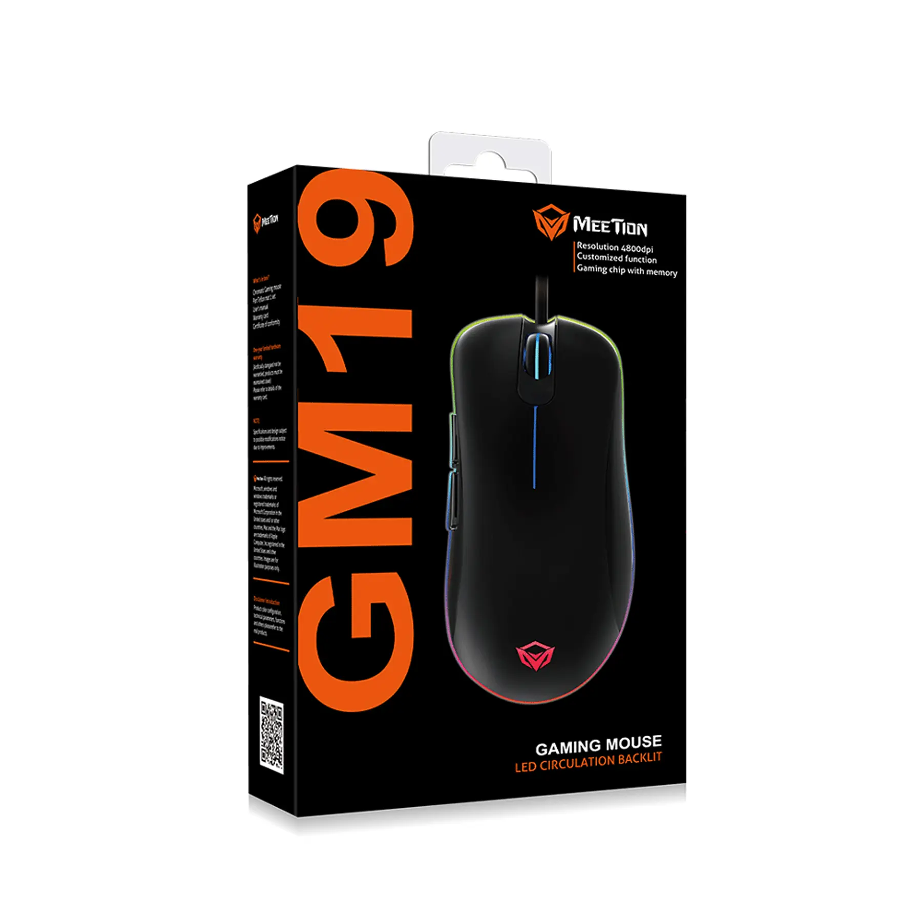 MOUSE MEETION GAMING RGB GM19 – DComputer